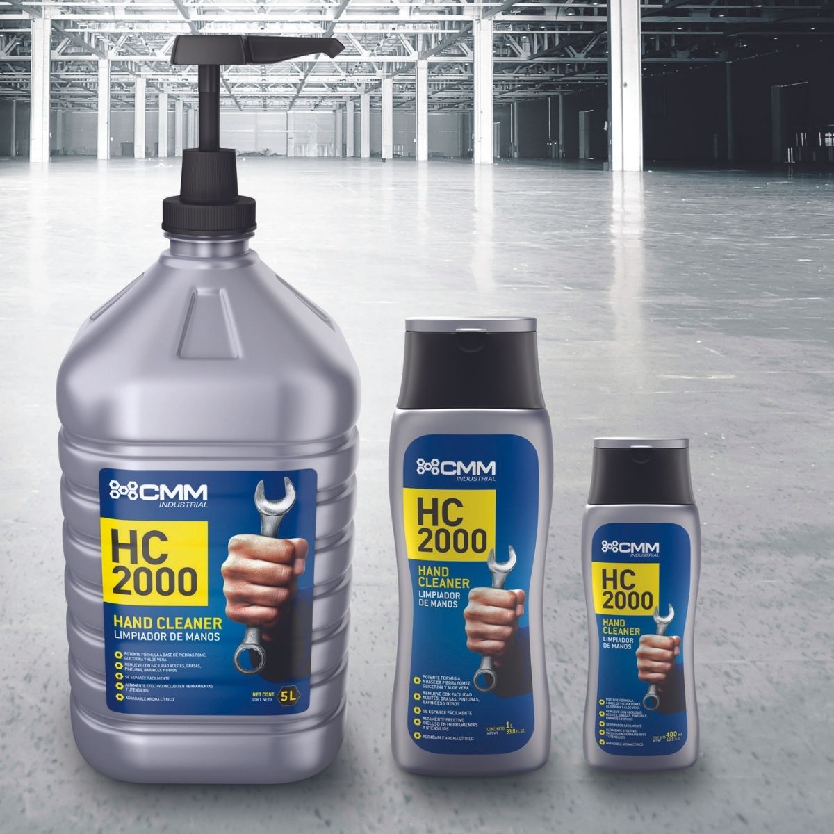 HC 2000 - Gel Limpiador de Manos / Hand Cleaner